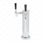 2 Tap Double Faucet Tower Draft Beer Kegerator Keezer Conversion Kit ...