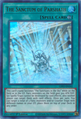 YGO-4x-Near Mint-The Sanctum of Parshath - GFP2-EN162 - Ultra Rare ...