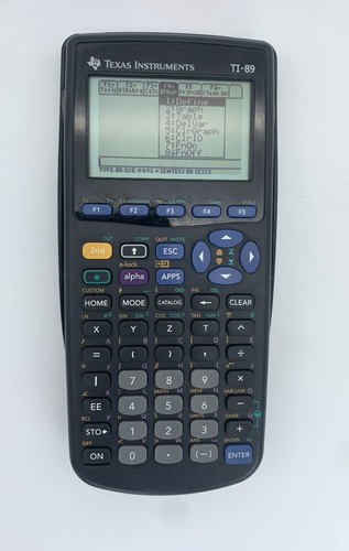 Texas Instruments TI-89 Graphing Scientific Calculator Cover Black ...