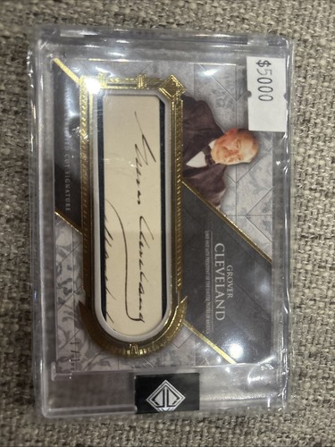 2024 topps transcendent auto 1/1 Grover Cleveland Cut Signature Awesome ...