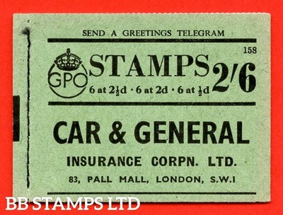 SG. BD17. 2/6. Edition number 158. A very fine example of this scarce ...