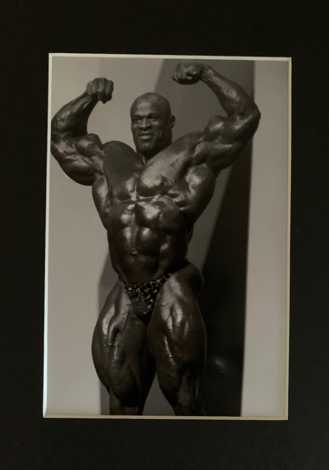 Ronnie Coleman Print Signed Photo Display Mount A4 Bodybuilding Gym ...