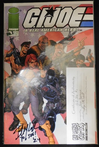 G.I. JOE 1 IMAGE COMIC SIGNED JOSH BLAYLOCK W/COA STEVE KURTH LARTER ...