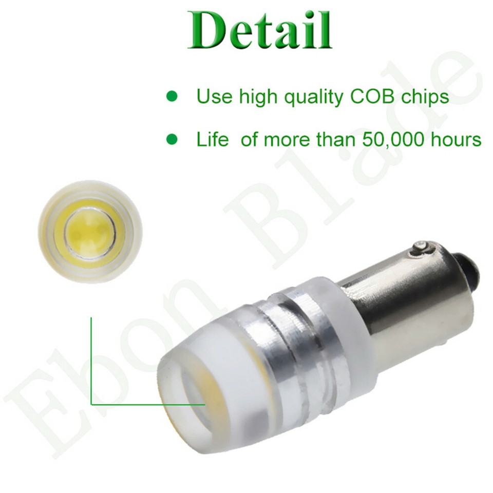 2 X T11 BA9S 1445 39431 64111 T4W LED Car Light Bulb Lamp 24V COB 2W ...