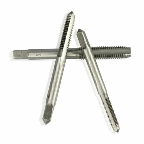 HSS Metric Thread Tap Set 5PCS Straight Flute Screw Tap Drill M3/M4/M5 ...