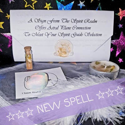 SPIRIT GUIDE / GUARDIAN ANGELS - REAL Spell Kit. Magic/Witchcraft ...