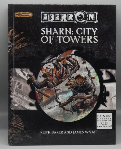 Dungeons & Dragons SHARN CITY OF TOWERS guide book D20 3e EBERRON Rare ...