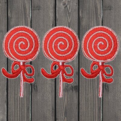 Lollipop Embroidered Patch — 3-Pack — Iron On | eBay
