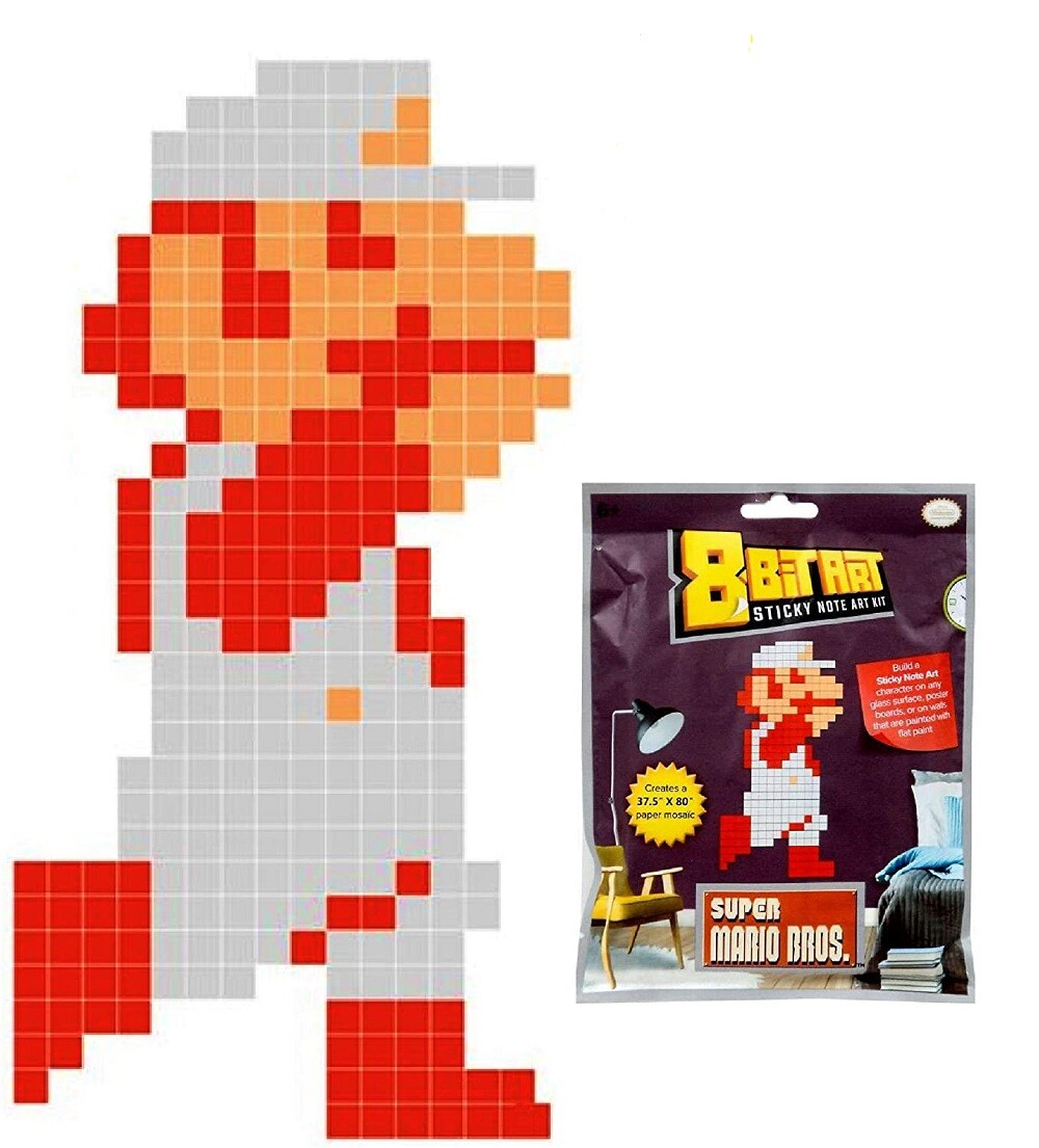 8 Bit Characters Grid