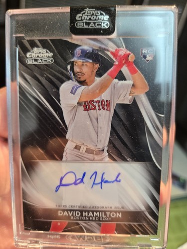 🔥 DAVID HAMILTON 💥AUTOGRAPH 🌟 BOSTON RED SOX⚾️ MLB POP 🎉 AUTO CARD | eBay