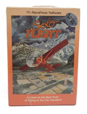 Solo Flight Micro Prose Software for Commodore 64 – Sealed! | eBay