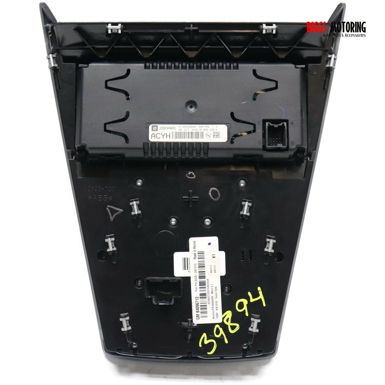 2012-2015 Chevrolet Equinox Radio Face Climate Control Panel Display ...