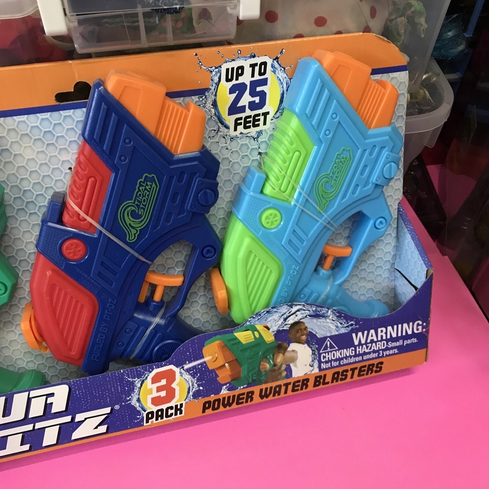 Water Blasters 3pk Pool Toys Summer Fun | eBay
