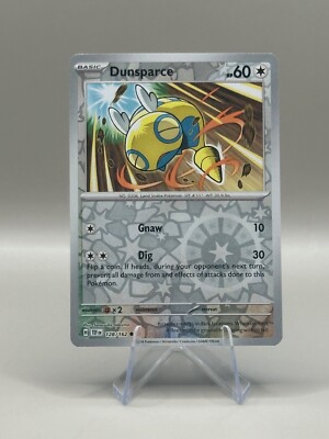 DUNSPARCE #128/162 POKEMON Temporal Forces (Reverse Holo, NM) ENGLISH ...
