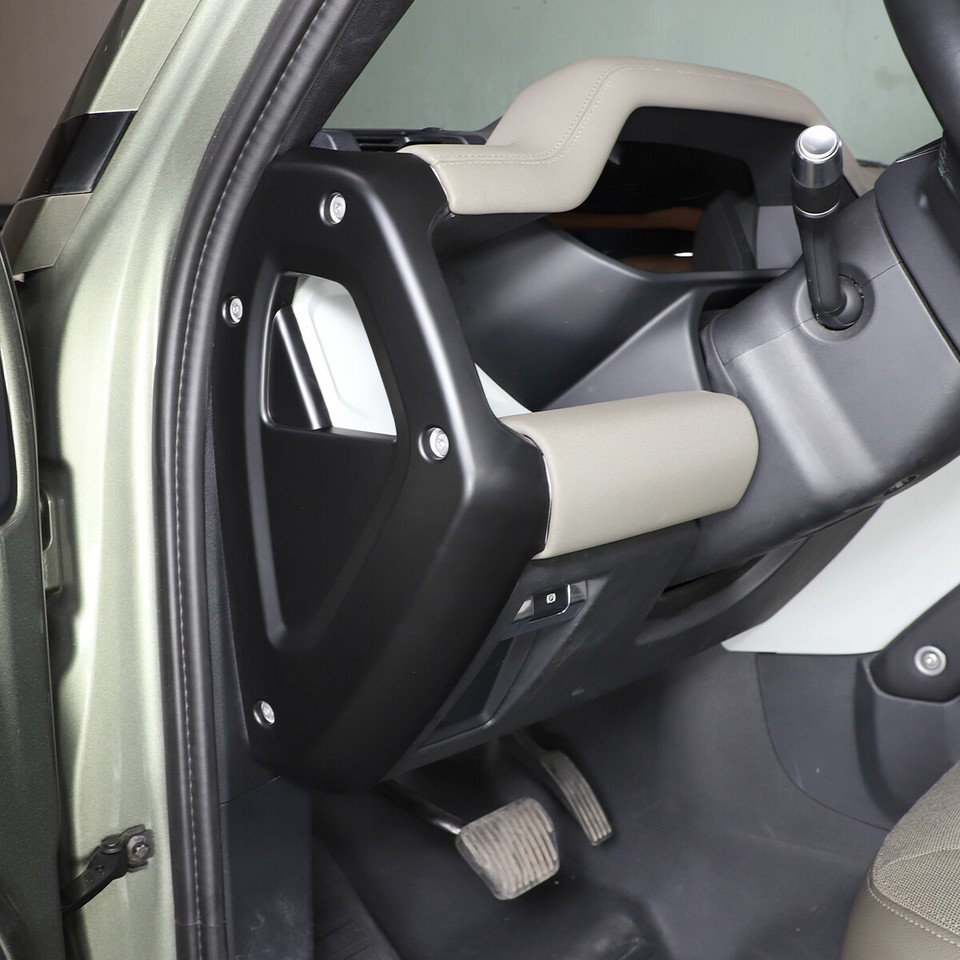 2*Matte Black Dashboard Sides Panel Trim For Land Rover Defender 90 110 ...