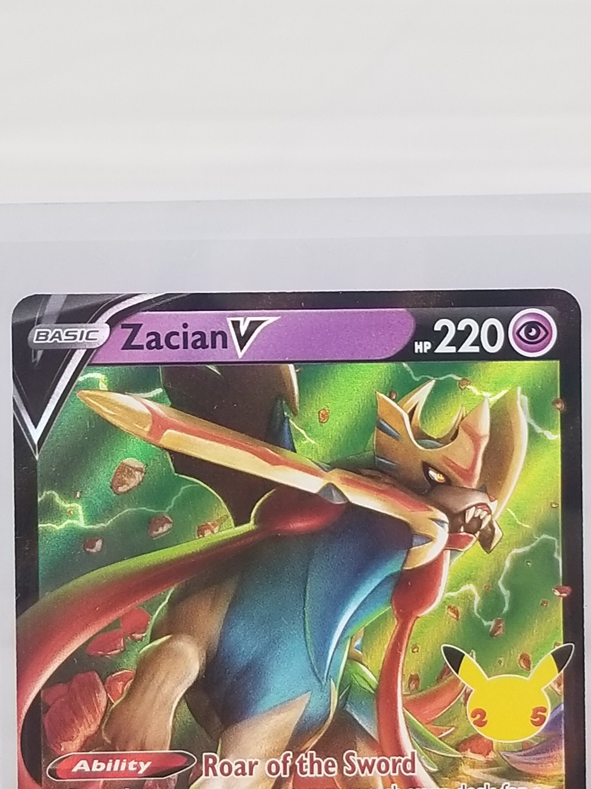 Zacian V Hp 220 Holo #16 Pokemon Card 2021 | eBay