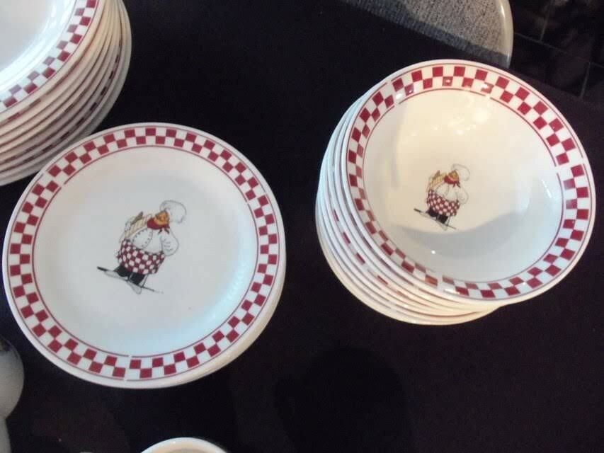 Fat Chef China Dinnerware by Alco Industries (Aoi7) (4-pc setting ...