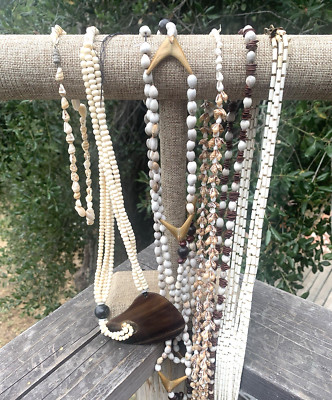 Vintage Sea Shell Leis Cowrie Necklaces Seeds Natural Luau Party Hula ...