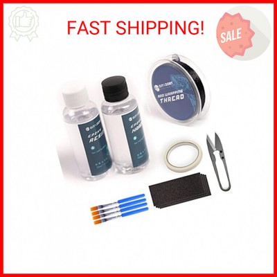 OJYDOIIIY Fishing Rod Repair Kit with Epoxy Glue, Wrapping Thread ...