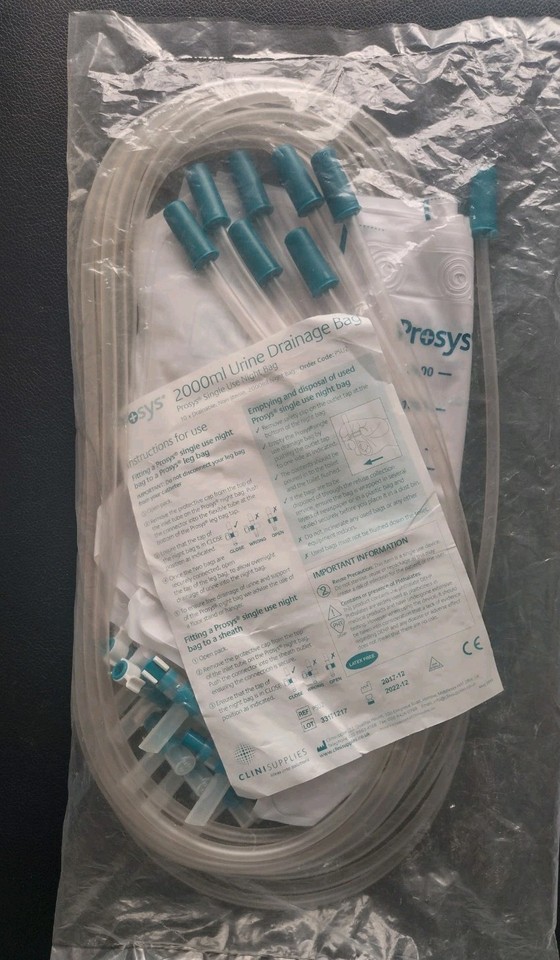 PROSYS 2000ml Urine Drainage Night Bag x 10 (New) | eBay UK