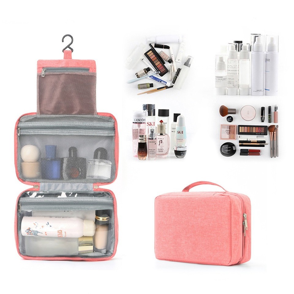 3/4 Layers Hanging Travel Wash Bag Large Cosmetic Toiletry Storage ...