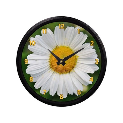 Daisy Wall Clock Nature Inspired Floral Decor | eBay