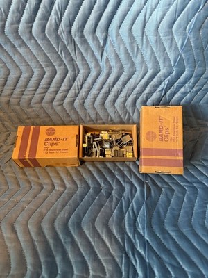 BAND-IT CLIPS, 316 STAINLESS STEEL, 1/2", 100PCS marine | eBay
