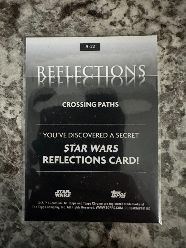 2025 Topps Chrome Star Wars Reflections Crossing Paths R-12 | eBay
