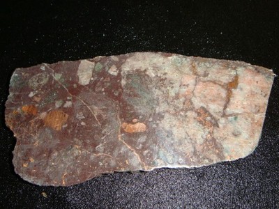 OLD NATIVE COPPER & CUPRITE SLAB 106 GRAMS KEWEENAW PENINSULA MICHIGAN ...