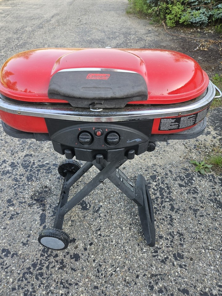 Coleman RoadTrip LXE 9949 Series Propane Red Grill Tailgating Camping ...
