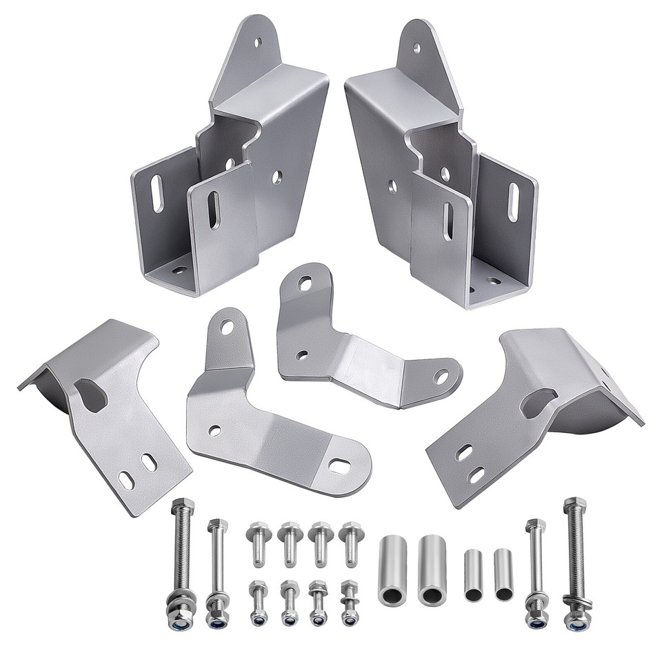 Adjustable Track Bar + Control Arm Drop Bracket Set For Jeep Cherokee ...