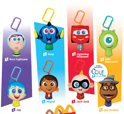 2020 McDONALD'S Disney Pixar HAPPY MEAL TOYS Full Set | eBay
