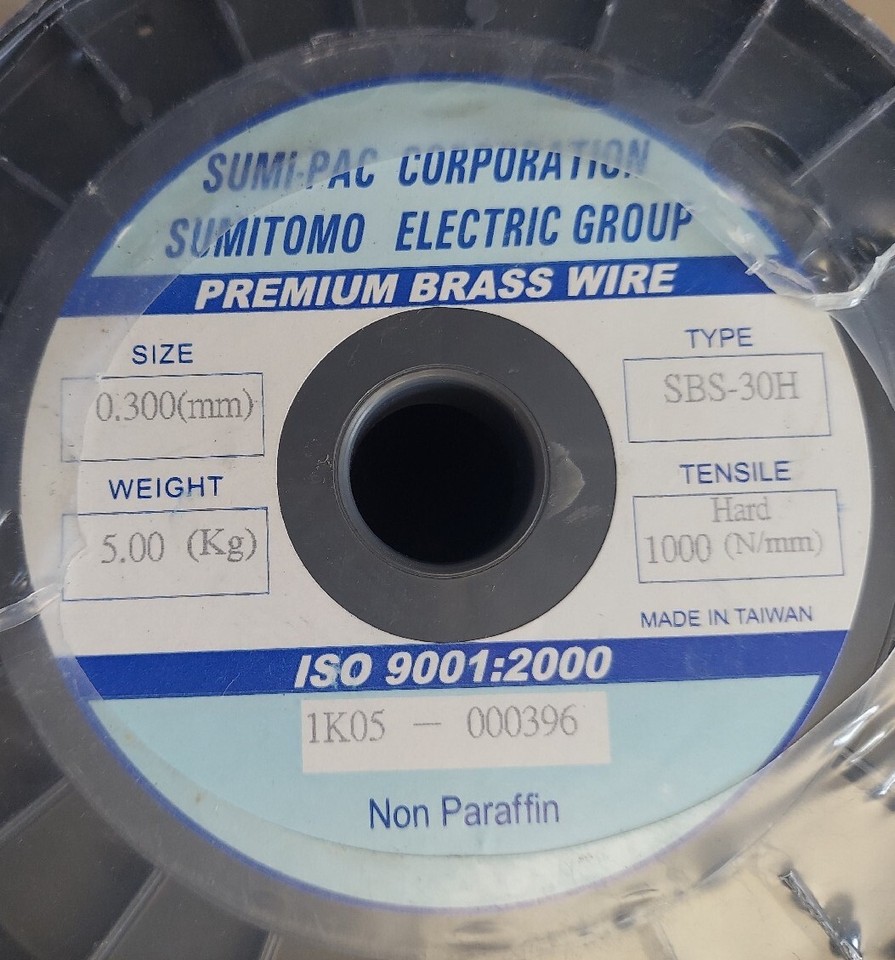 Sumi-Pac Premium Brass Wire Roll 0.300 MM, SBS-30H | eBay