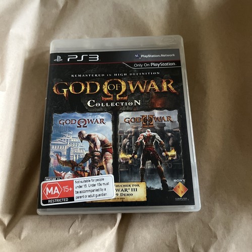God of War Collection (1 & 2 HD Remastered) RARE Complete PS3 Release ...