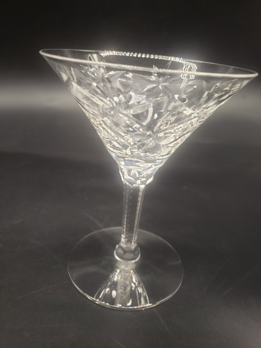 Vintage Seneca Gothic Crystal Martini Goblet Champagne Coupe Glass 5 3/ ...