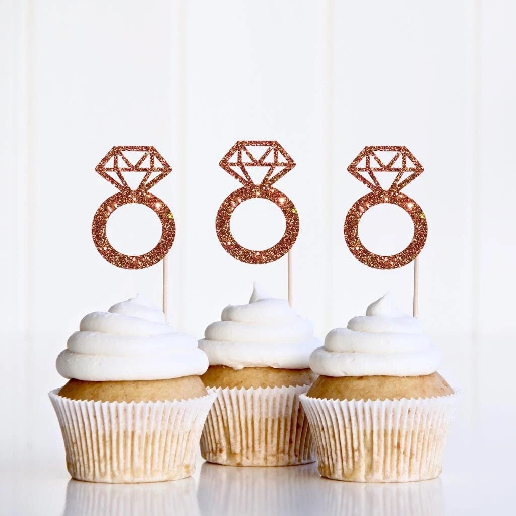 Engagement Cupcake Decorations