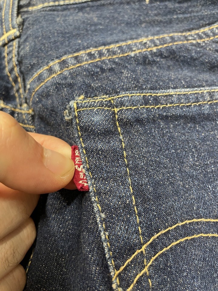 40’s Levi’s 501 Big E One Sided Tab Hidden Rivet Selvedge Jeans | eBay