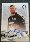 2019 TOPPS ALLIANCE OF AMERICAN FOOTBALL AUTO BRAEDON BOWMAN RC *IRON ...