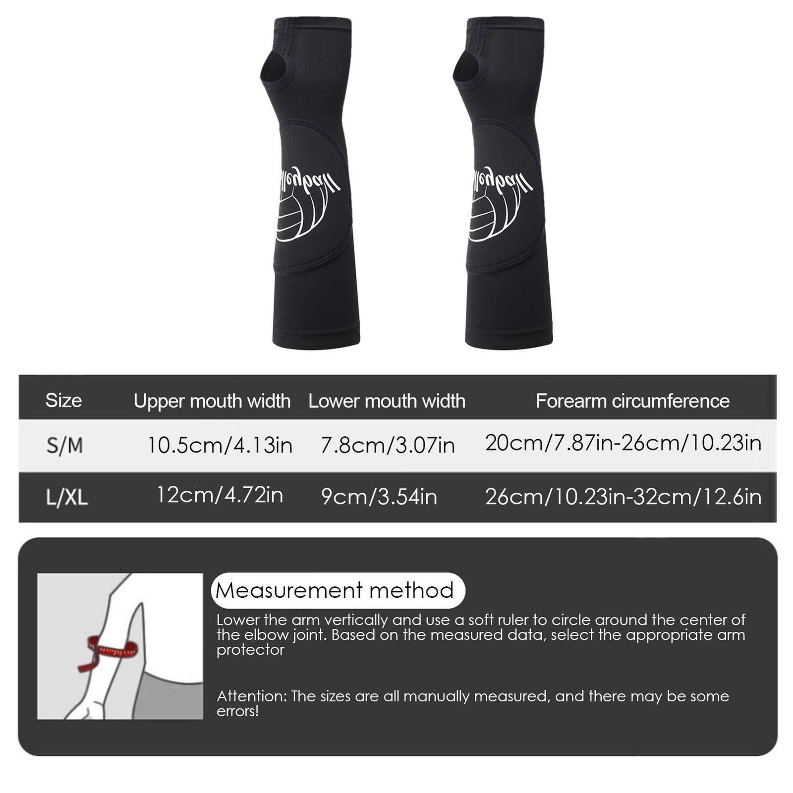 Volleyball Arm Guards Sleeve Elbow for Women Soft Volleyball Wrist ...