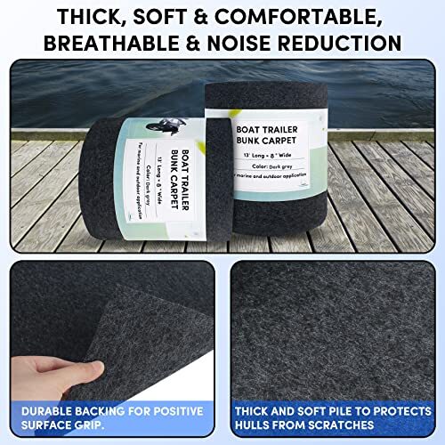 Boat Trailer Bunk Carpet Marine Trailer Padding for Boat Trailer ...