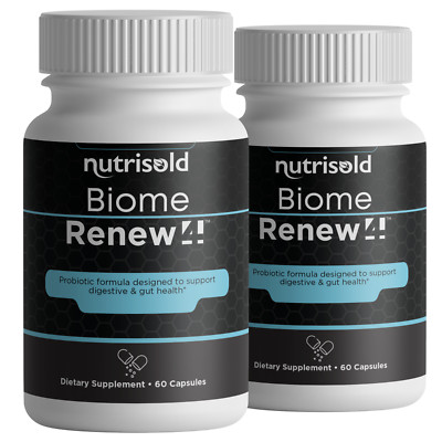 Biome Renew 4 Support Digestive & Gut Health 2 Bottles 120 Capsules | eBay