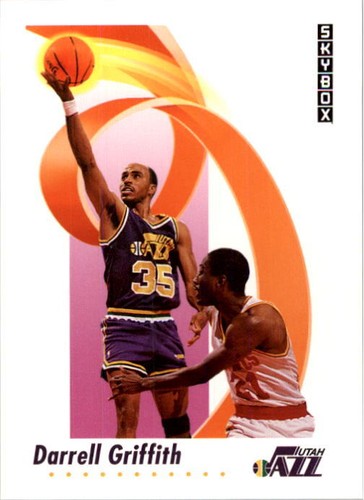 1991-92 SkyBox #281 Darrell Griffith Utah Jazz Basketball Card NBA ...