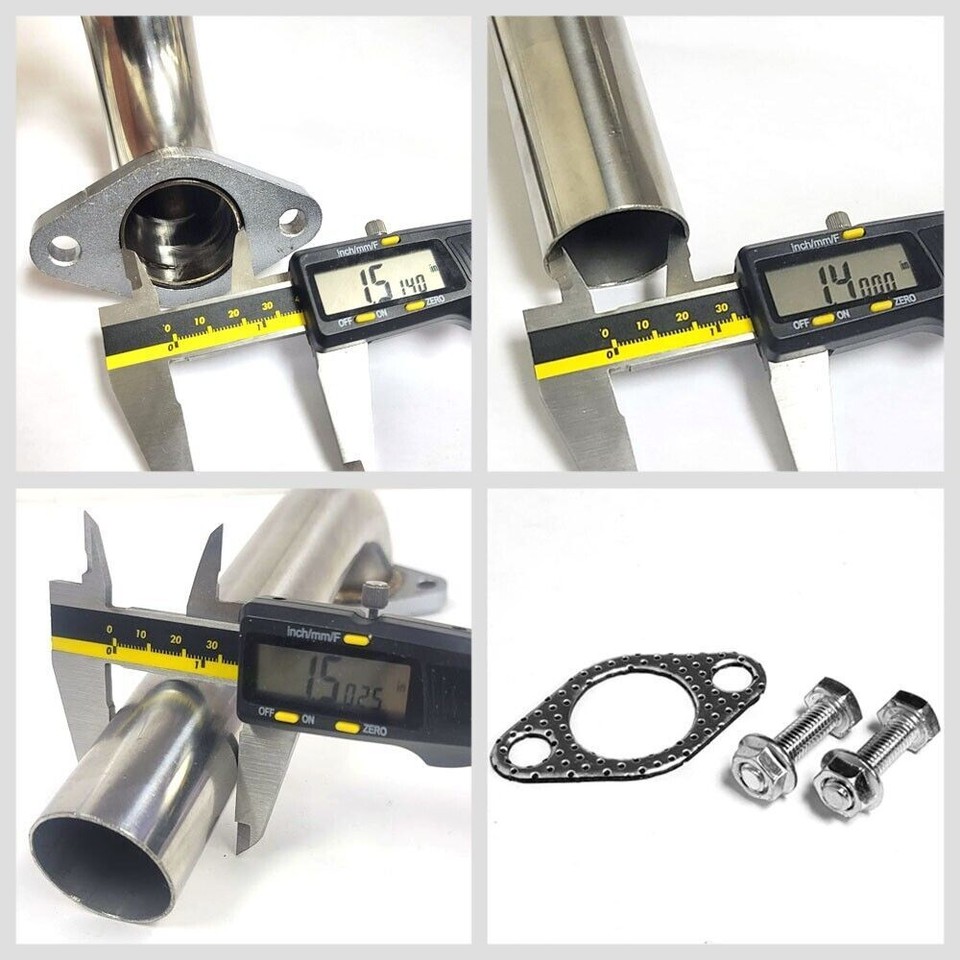 New Wastegate SS Dump Tube For 38MM 35MM Pipe Actuator Turbo Dump 2 ...