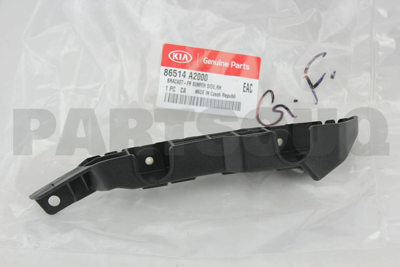86514A2000 Genuine Hyundai / KIA BRACKET-FR BUMPER SIDE,RH | eBay