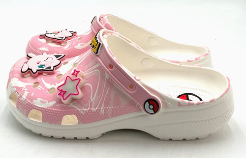 Crocs x Pokemon Classic clog Jigglypuff Pink Men's 12/ Women's 14 Light ...