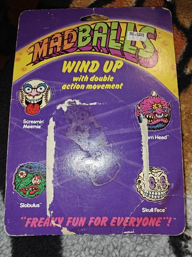 Vintage 1986 Madballs Wind-Up Back Card Only | eBay