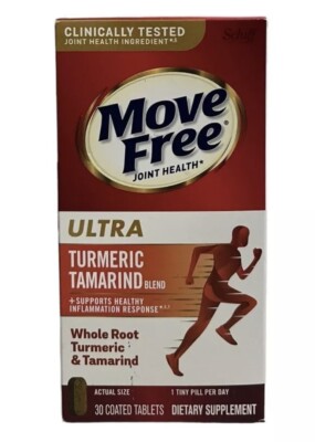 30ct Schiff Move Free Joint Health Ultra Turmeric Tamarind Blend ...