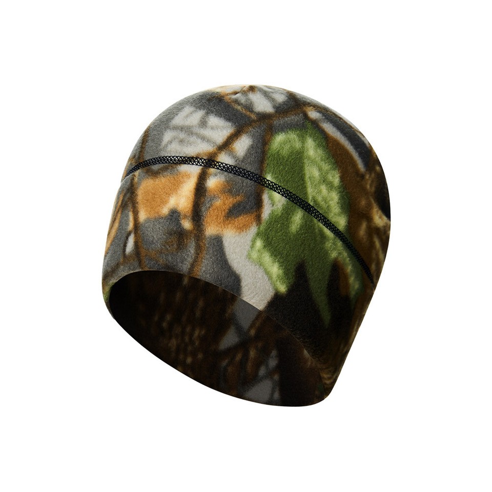 Men Women Camo Winter Warm Skull Cap Fleece Beanie Windproof Hat Thick ...