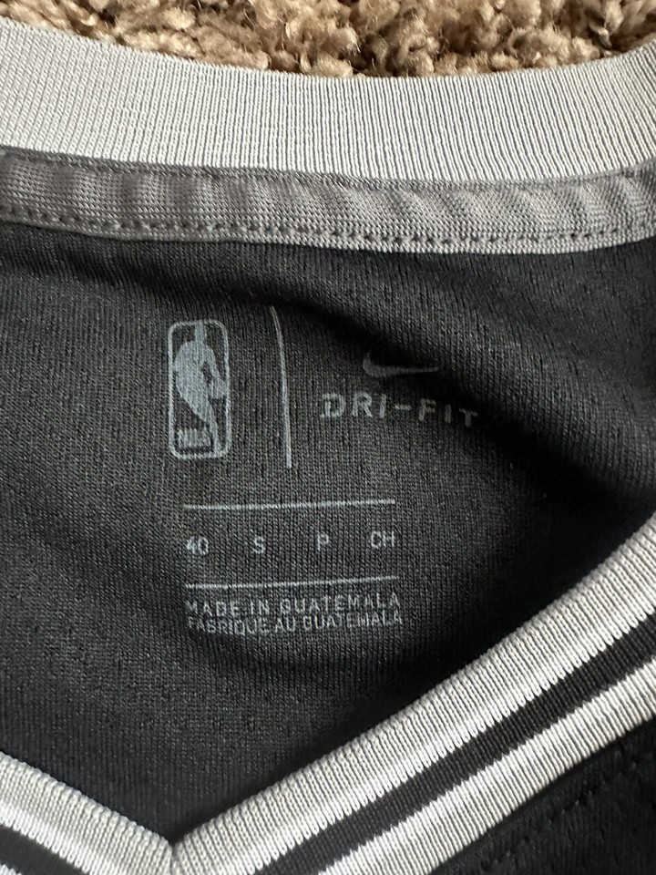 Demar Derozan #10 Small. Stitched Lettering San Antonio Spurs Black ...