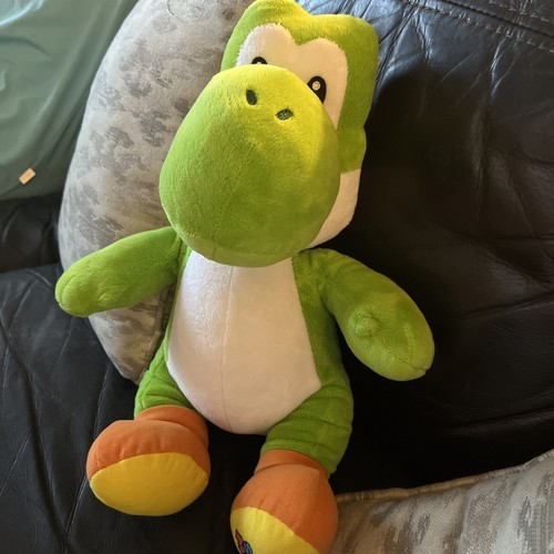 Build A Bear Super Mario Bros Yoshi Plush Green Official Nintendo ...